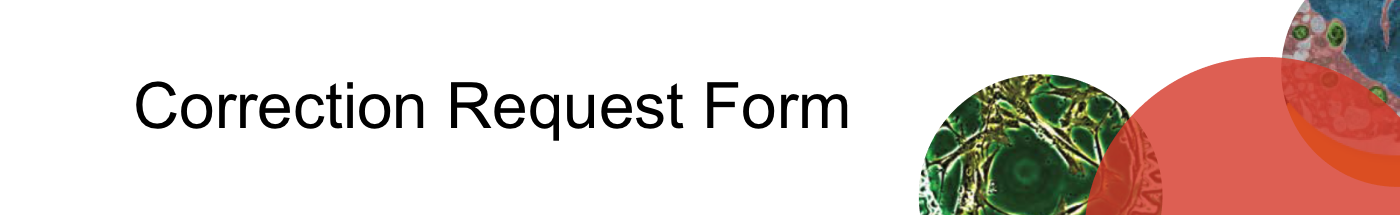 Correction Request Form